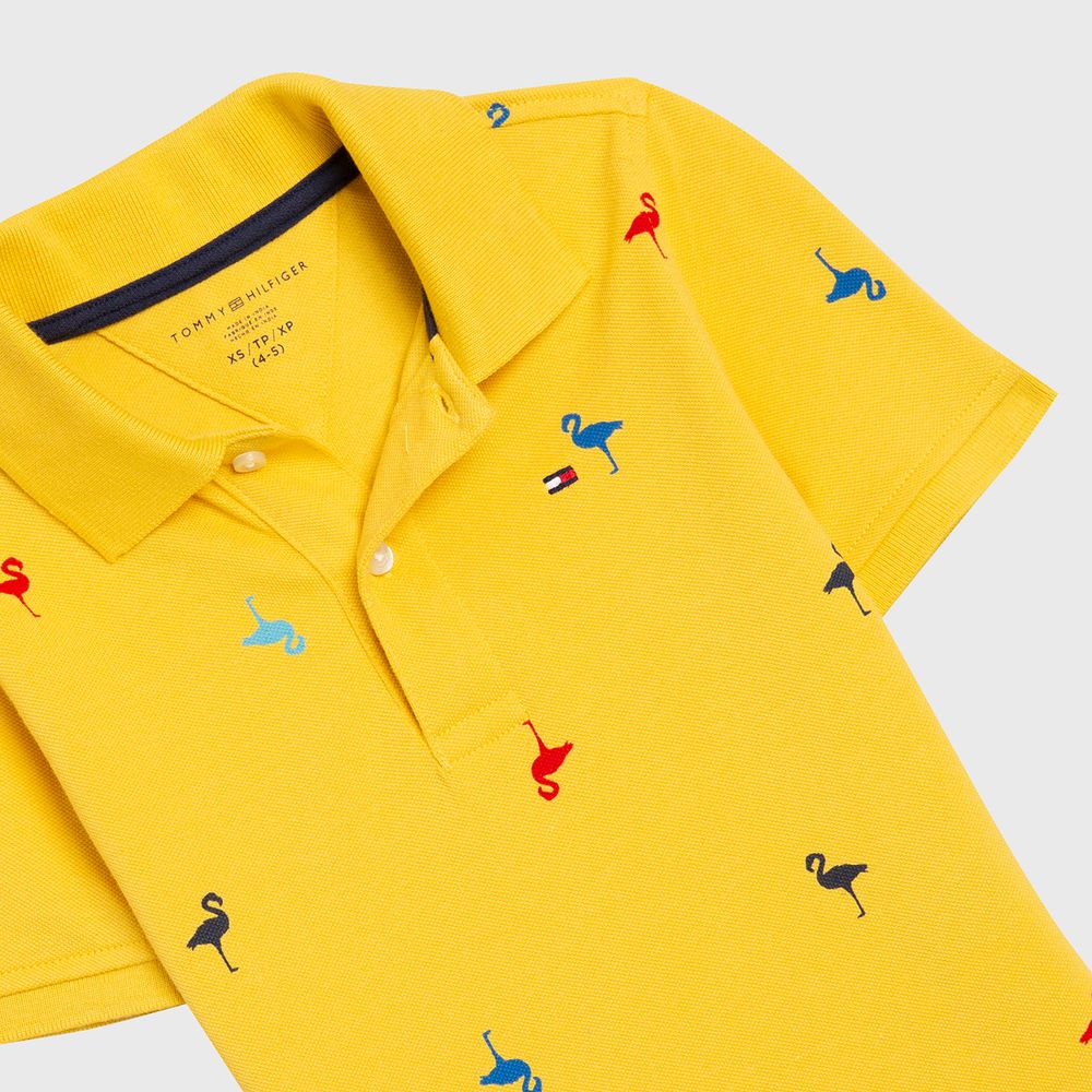 Polo Flamingo Infantil Tommy Hilfiger | Tommy Hilfiger - Tommy Hilfiger