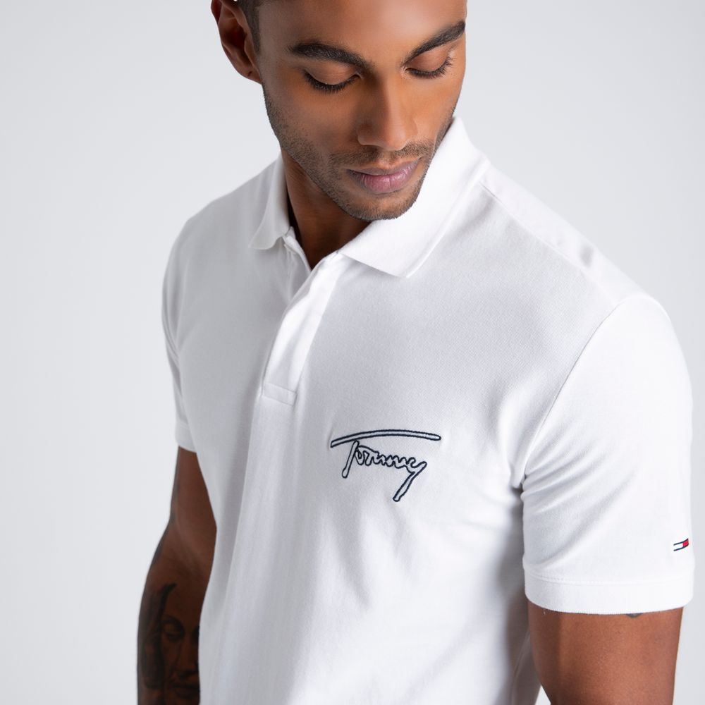 Polo Signature Clássica Tommy Jeans | Tommy Hilfiger - Tommy Hilfiger