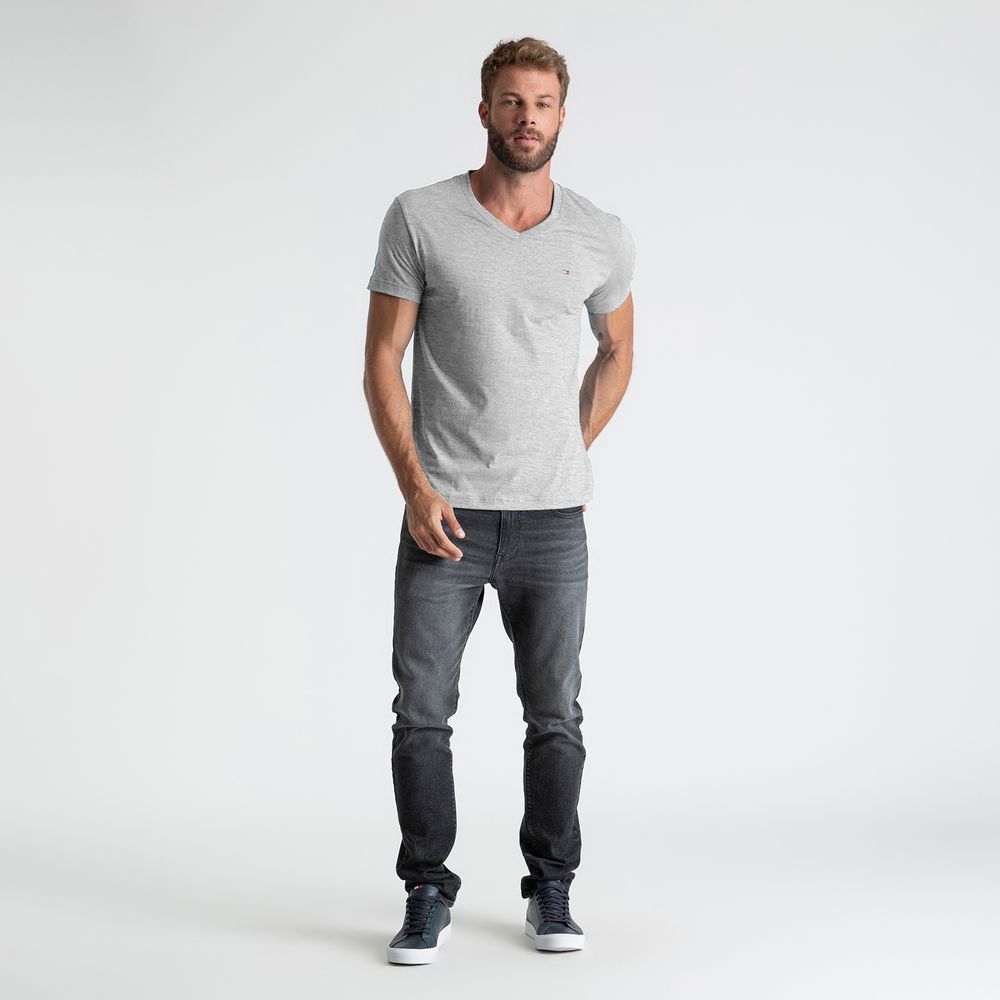 Camiseta Clássica Gola V | Tommy Hilfiger - Tommy Hilfiger