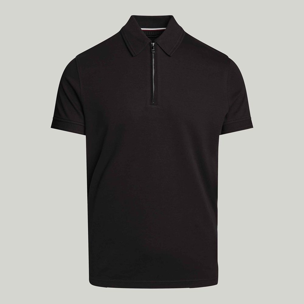 Polo Interlock Carcela Com Zíper Slim Fit | Tommy Hilfiger - Tommy Hilfiger