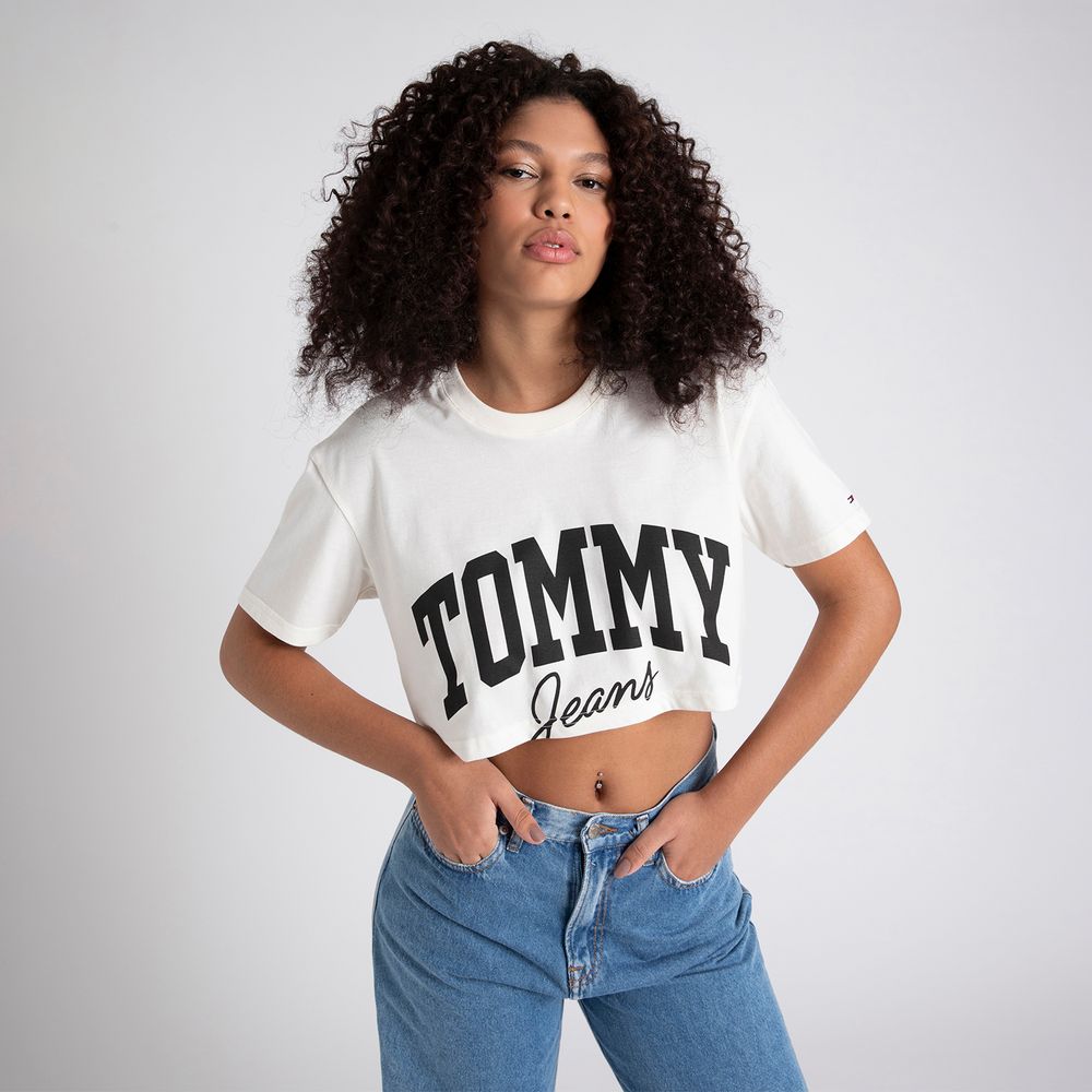 Top Cropped New Varsity Tommy Jeans | Tommy Hilfiger - Tommy Hilfiger